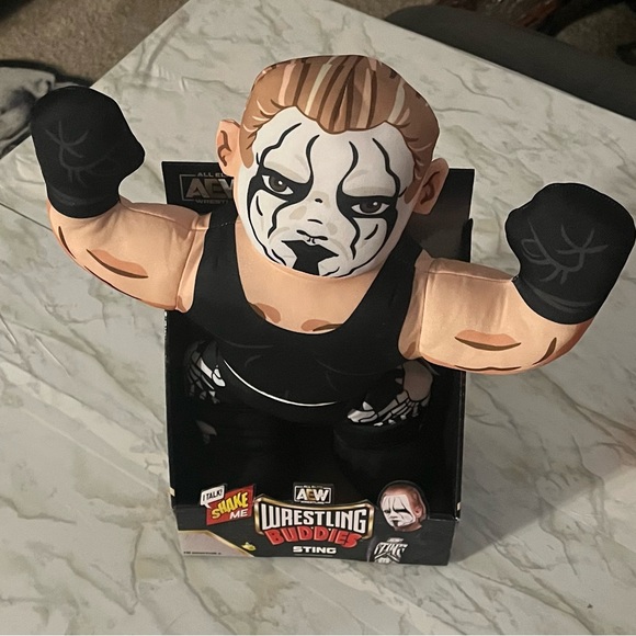 Aew | Other | New Aew Wrestling Buddies Sting 55 Talking Plush Buddy ...